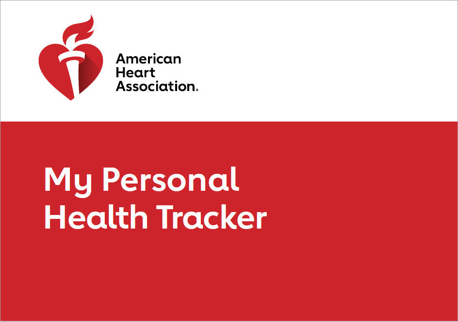 My Personal Health Tracker - Pack of 25 – ShopHeart.org