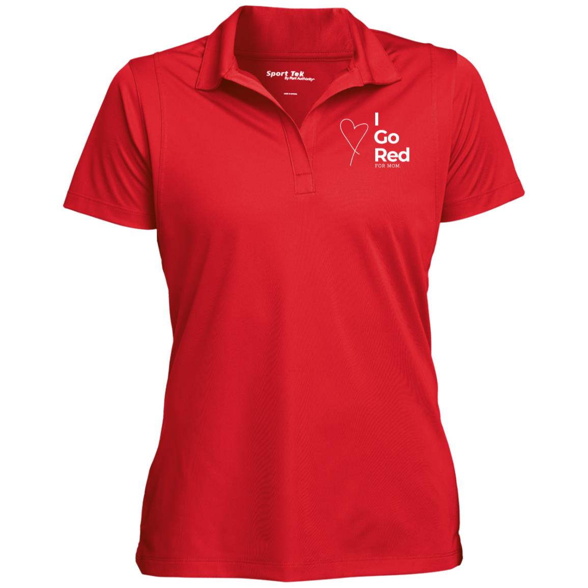 I Go Red Ladies Performance Polo – ShopHeart.org