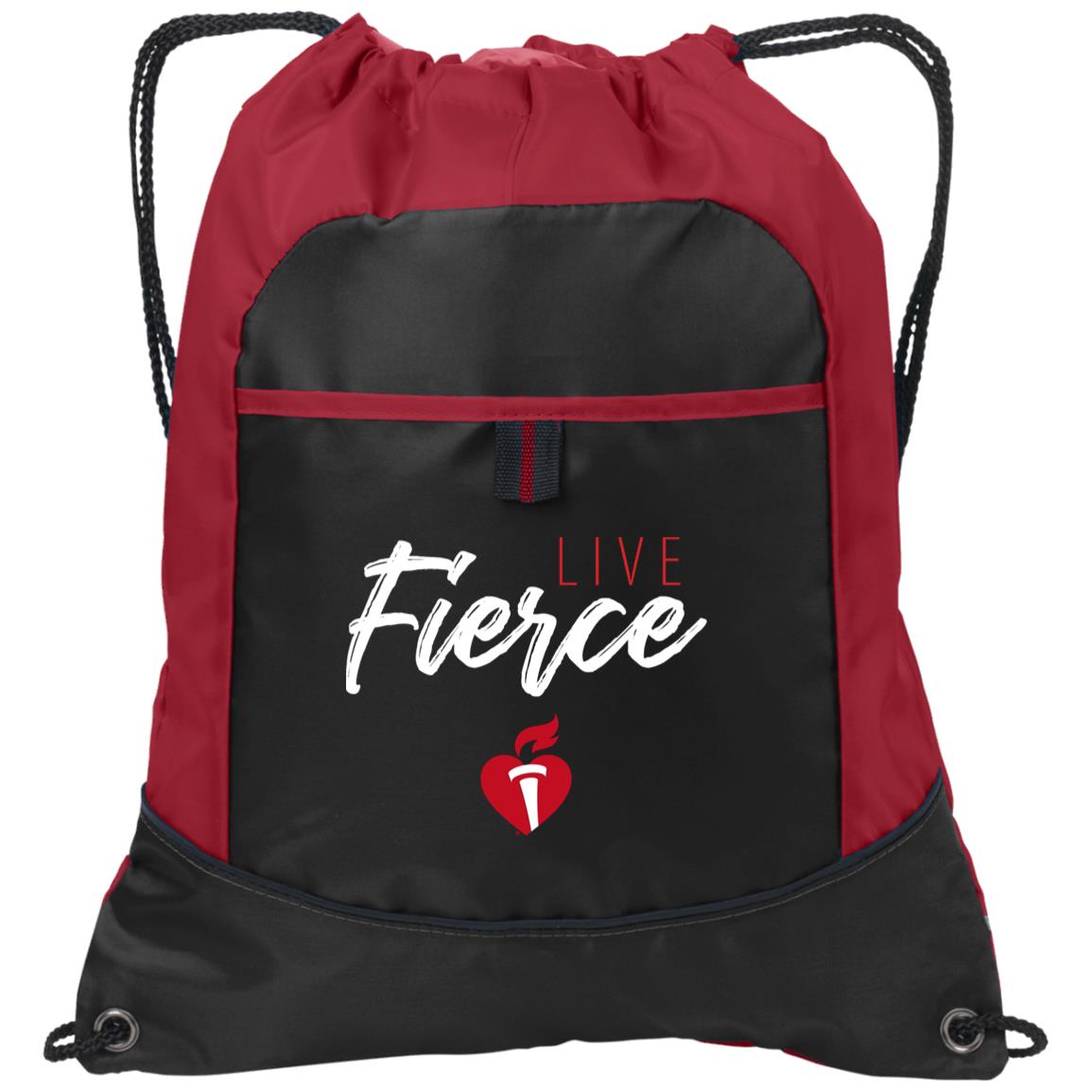 Live Fierce Drawstring Bag – ShopHeart.org