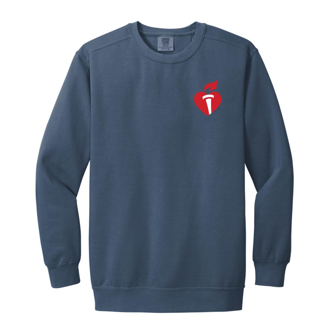 AHA Heart & Torch Crewneck – ShopHeart.org