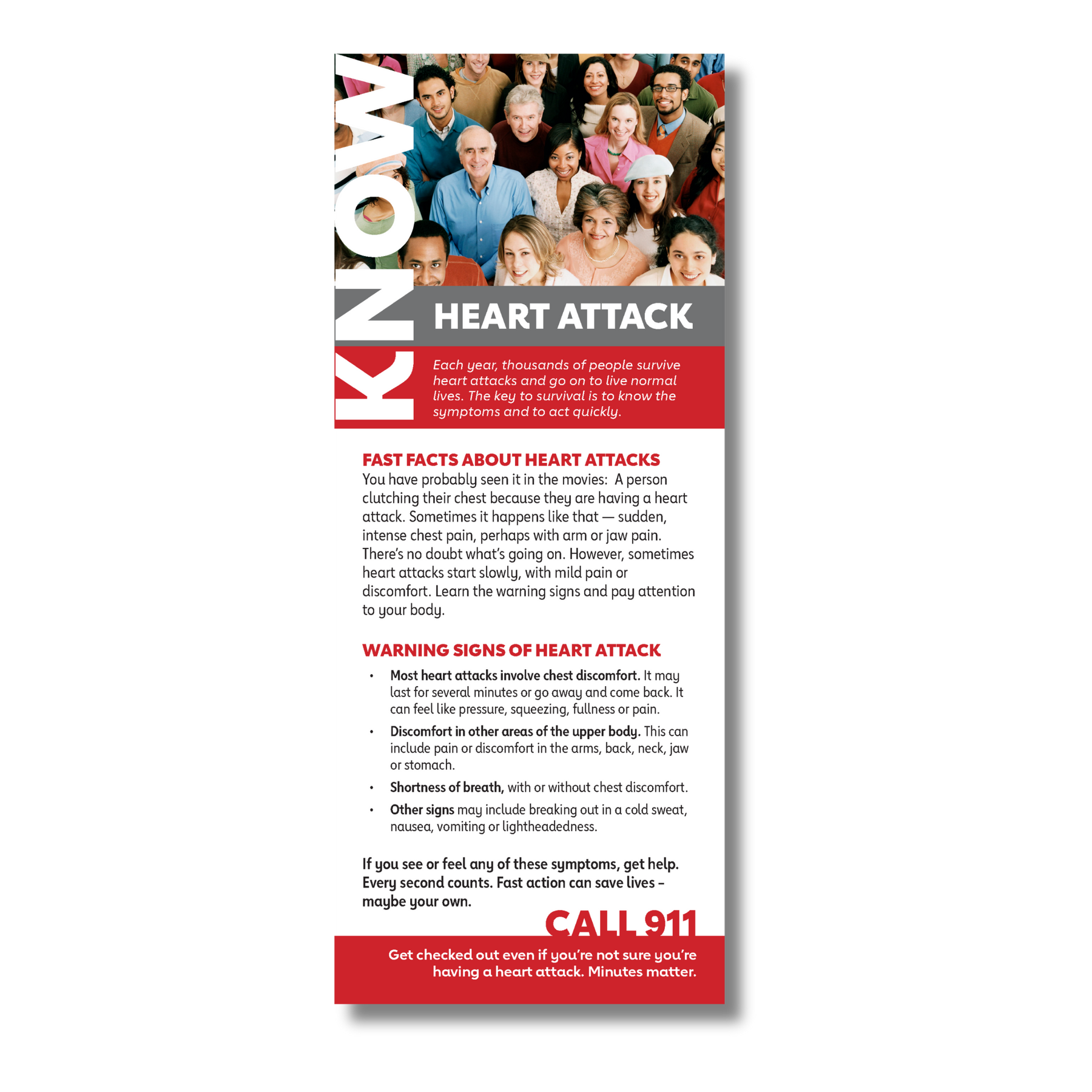 Know and Go, Heart Attack - Pack of 25 – ShopHeart.org